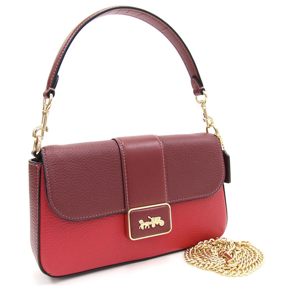 Coach | Bags | Coach Shoulder Bag Mini Grace Crossbody Color Block Cc57 ...